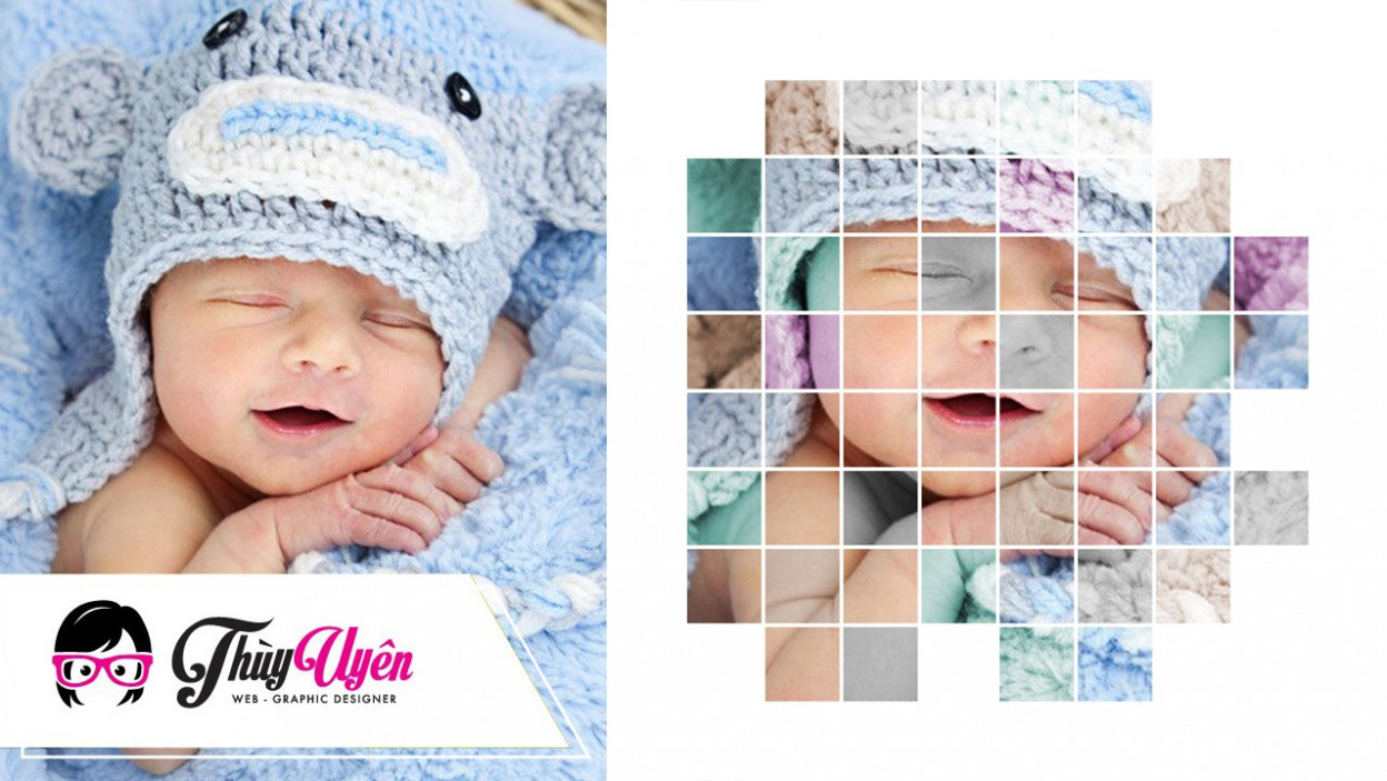 Retouch môi màu Ombre trong Photoshop